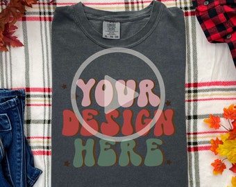 Fall Comfort Colors Mockup - Etsy