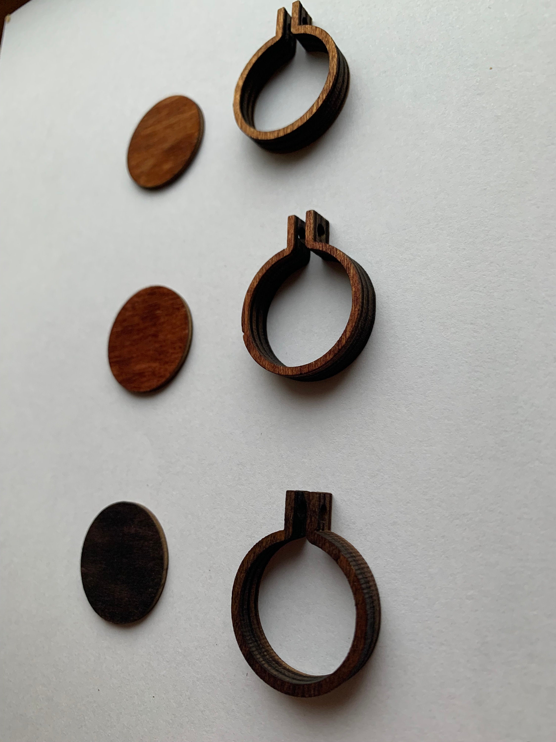 Mini Embroidery Hoop, Wooden Mini Cross Stitch Hoop, Mini Ring ...