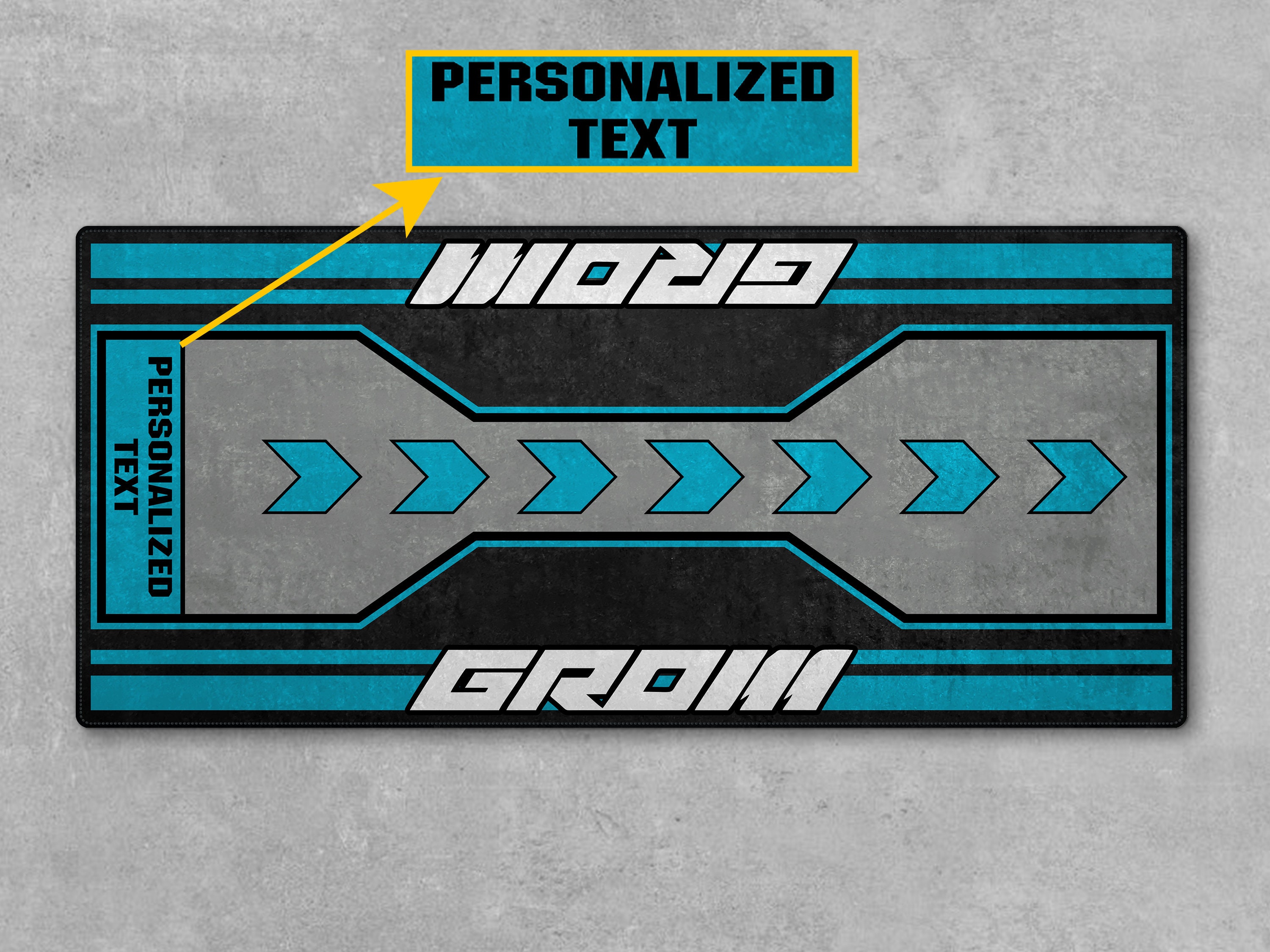 Garage Mat Design for Grom 3 Motocross Motorcycle Mat Personalized ...