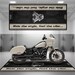 Garage Mat Design for Ride the Style, Feel the Vibe Motorcycle Mat ...