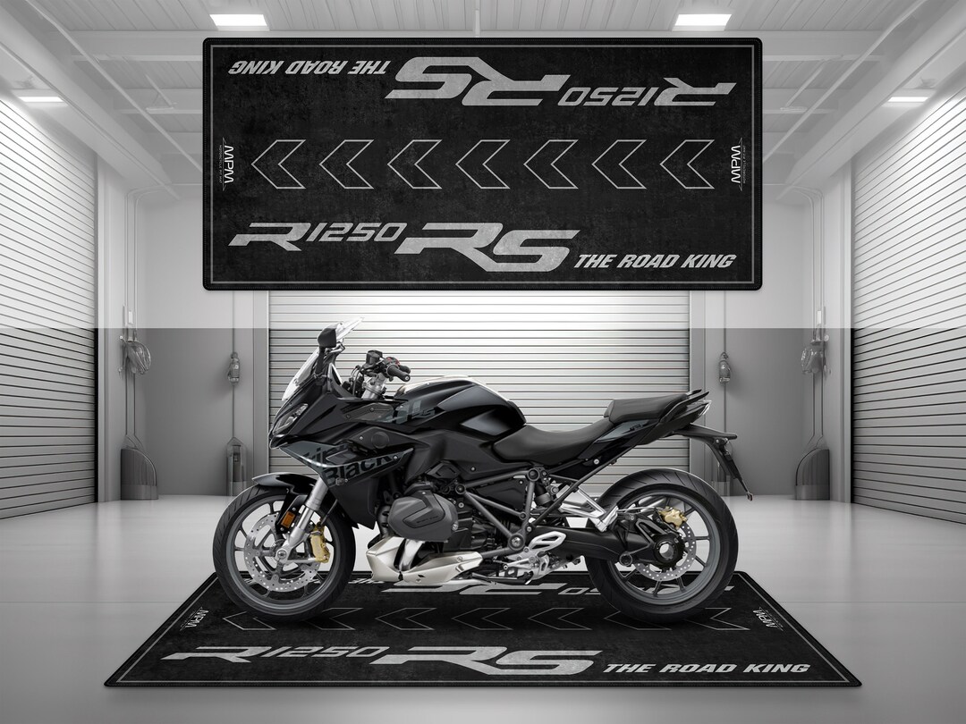 Garage Mat R1250 RS Design for Motorcycle Mat Personalized Display ...