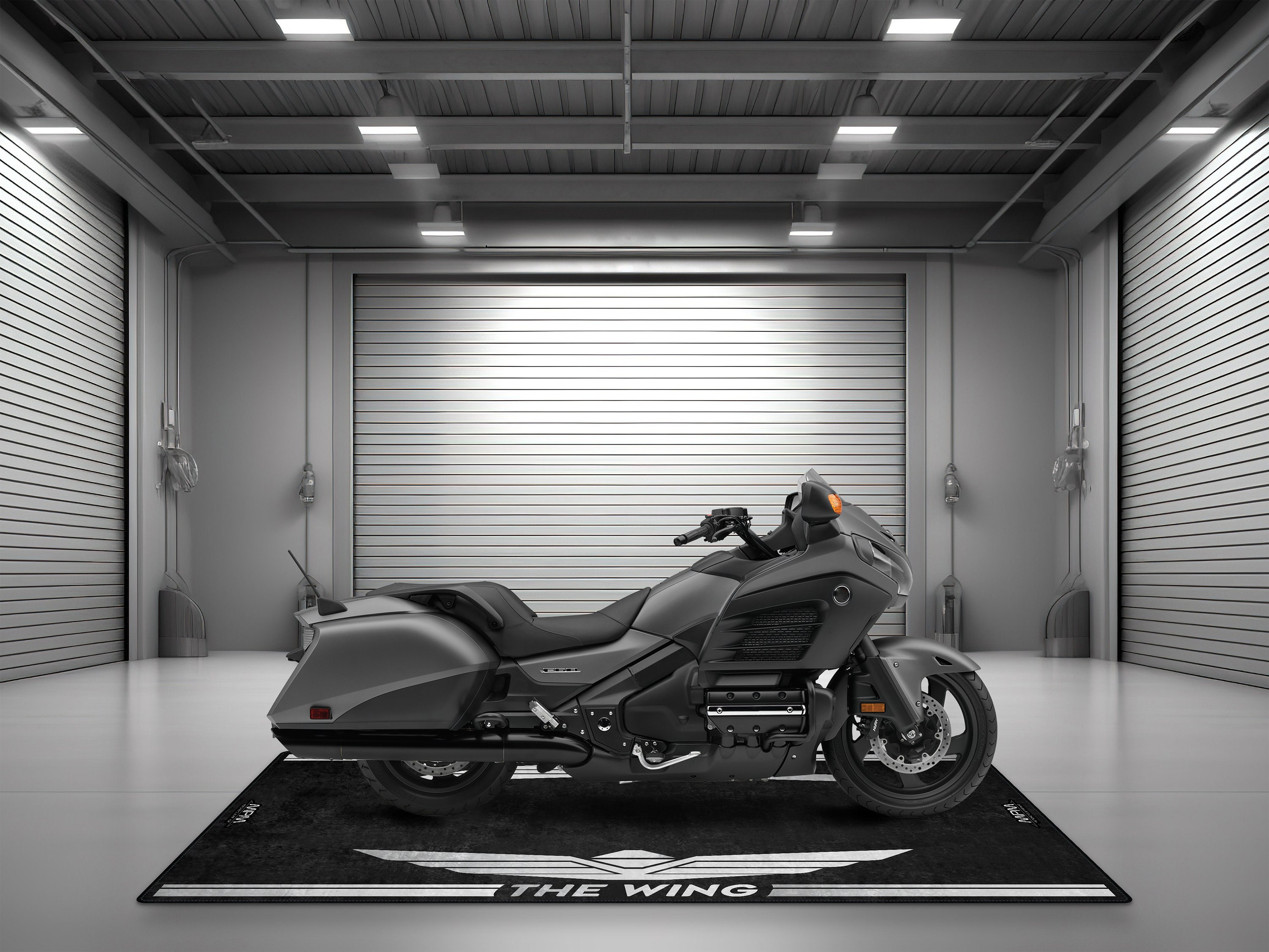 Garage Mat Design for Goldwing Motocross Motorcycle Mat Personalized ...