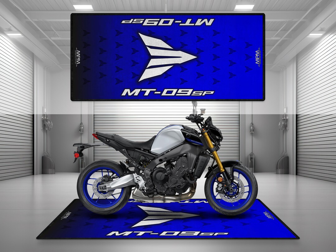 Garage Mat Design for MT-09SP Motorcycle Mat Personalized Display ...