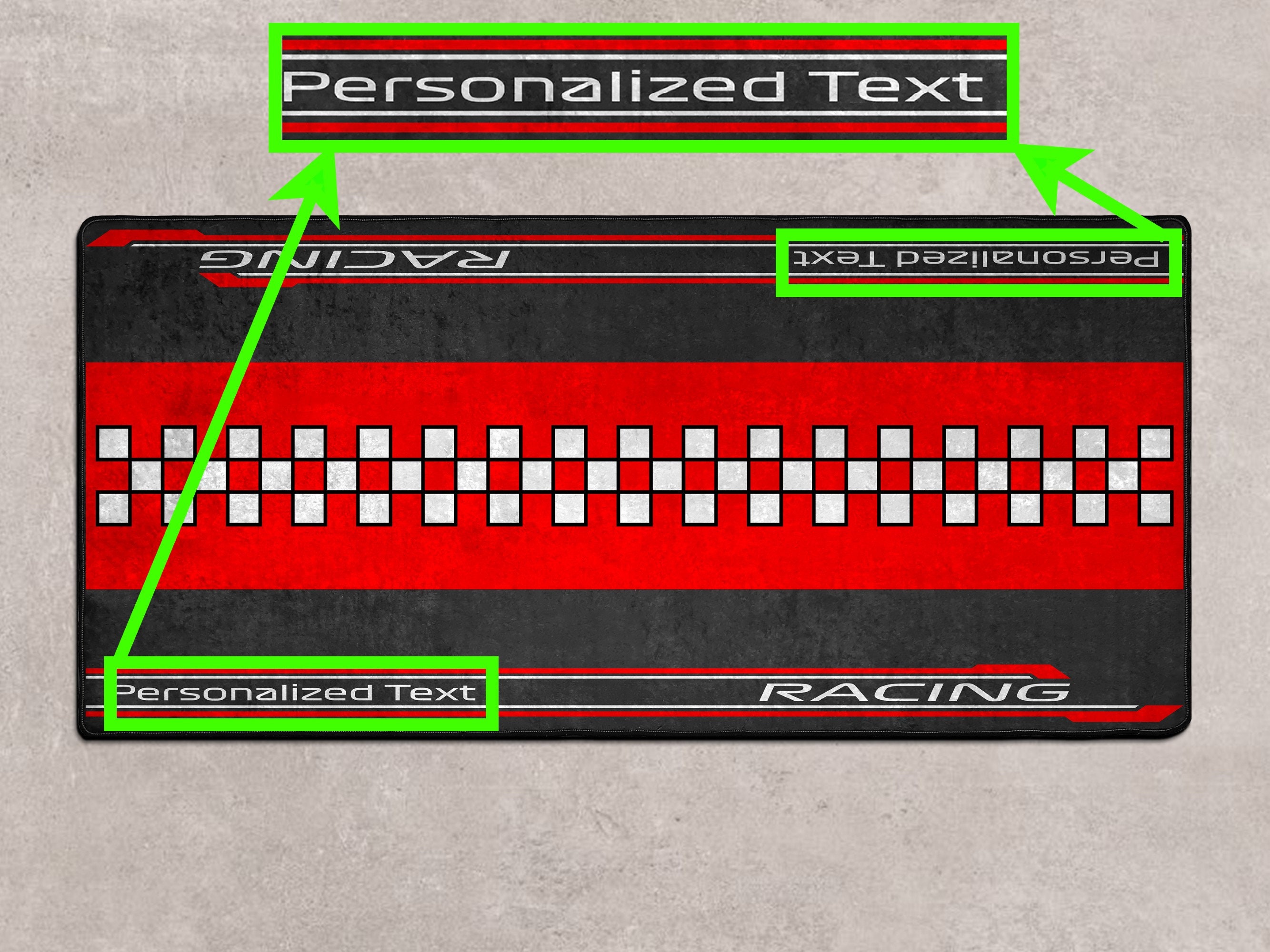 Racing Simulators Mat Bottom Floor Rug Boy & Girl Special Gift for ...