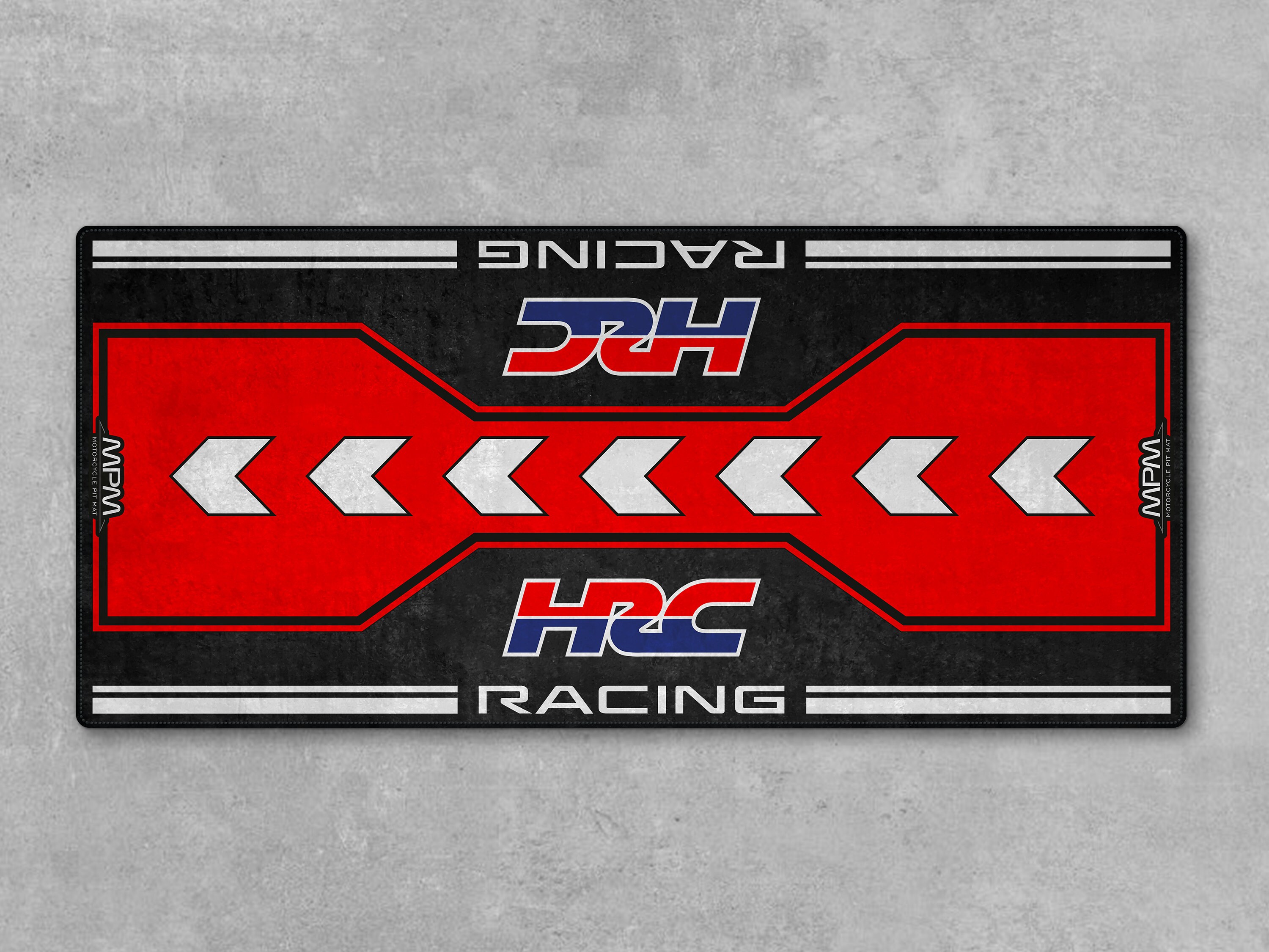 Garage Mat Design for HRC Motocross Motorcycle Mat Personalized Display ...
