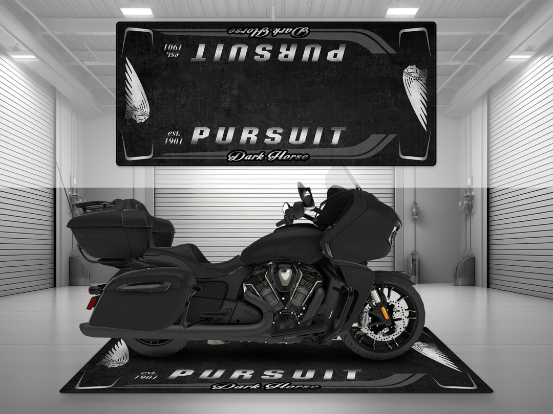 Garage Mat Design for Pursuit Dark Horse Motorcycle Mat Personalized ...