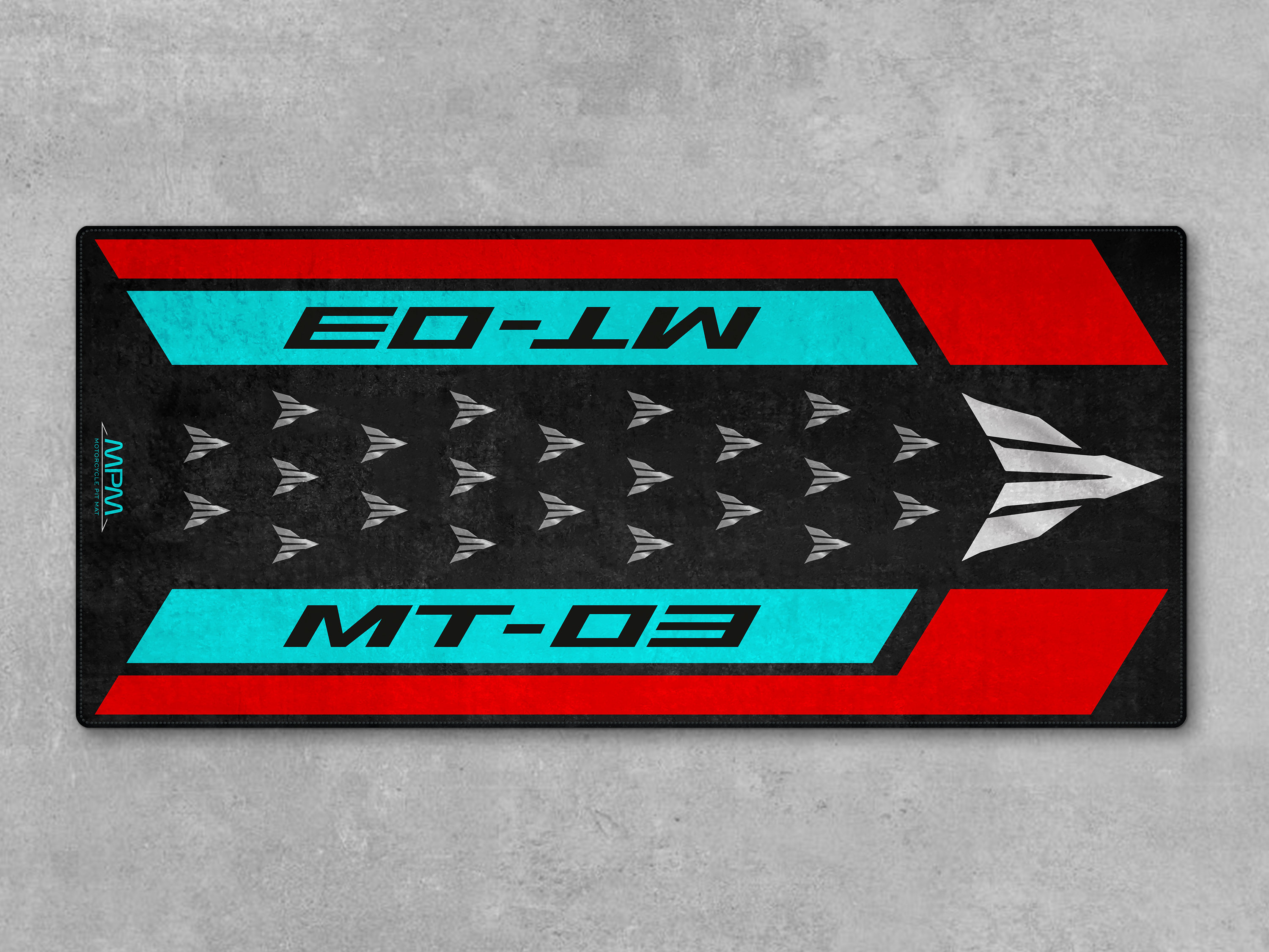 Garage Mat Design for MT-03 Motorcycle Mat Personalized Display ...