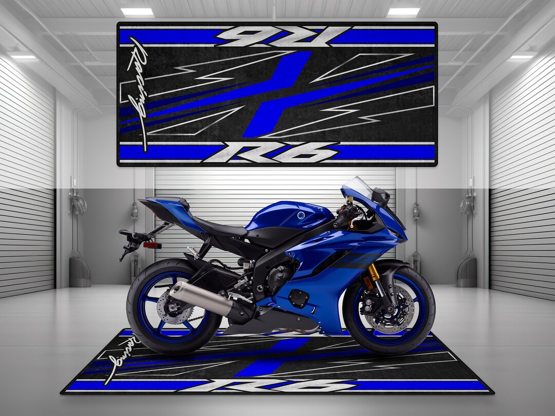 Garage Mat Design for R6 Motorcycle Mat Personalized Display Showroom ...