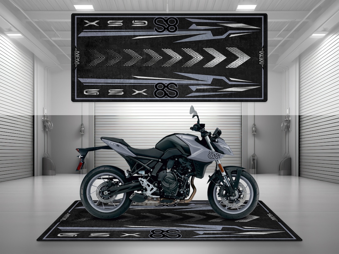 Garage Mat Design for GSX 8S Motorcycle Mat Personalized Display ...