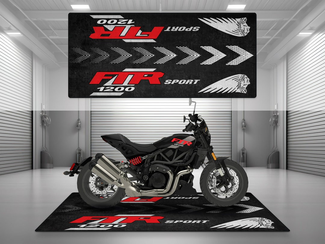 Garage Mat Design for FTR Sport 1200 Motorcycle Mat Personalized ...