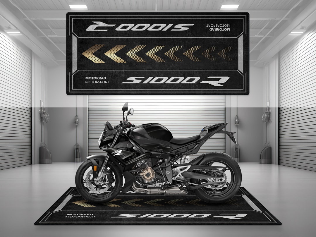 Garage Mat S1000R Design for Motorcycle Mat Personalized Display ...
