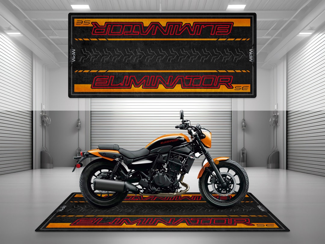 Garage Mat Design for Eliminator SE Motorcycle Mat Personalized Display ...