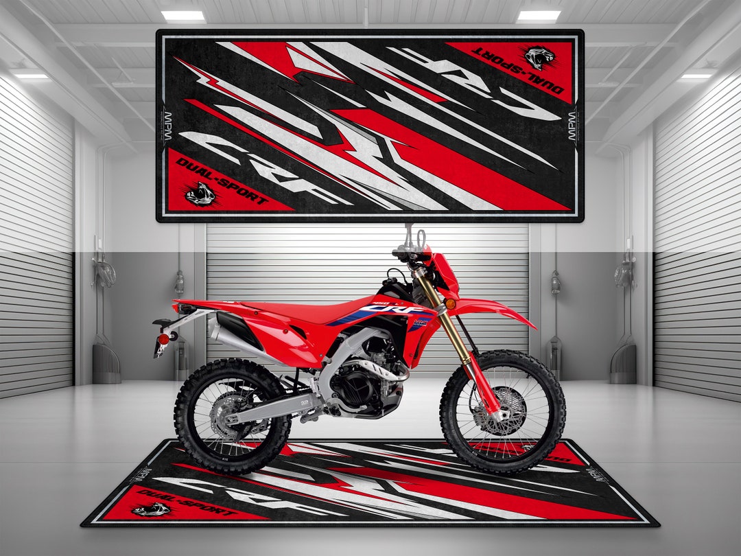 Garage Mat Design for CRF Motorcycle Mat Personalized Display Showroom ...