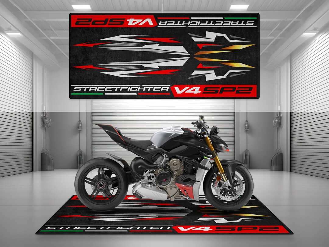 Garage Mat Streetfighter V4 SP2 Design for Motorcycle Mat Personalized ...