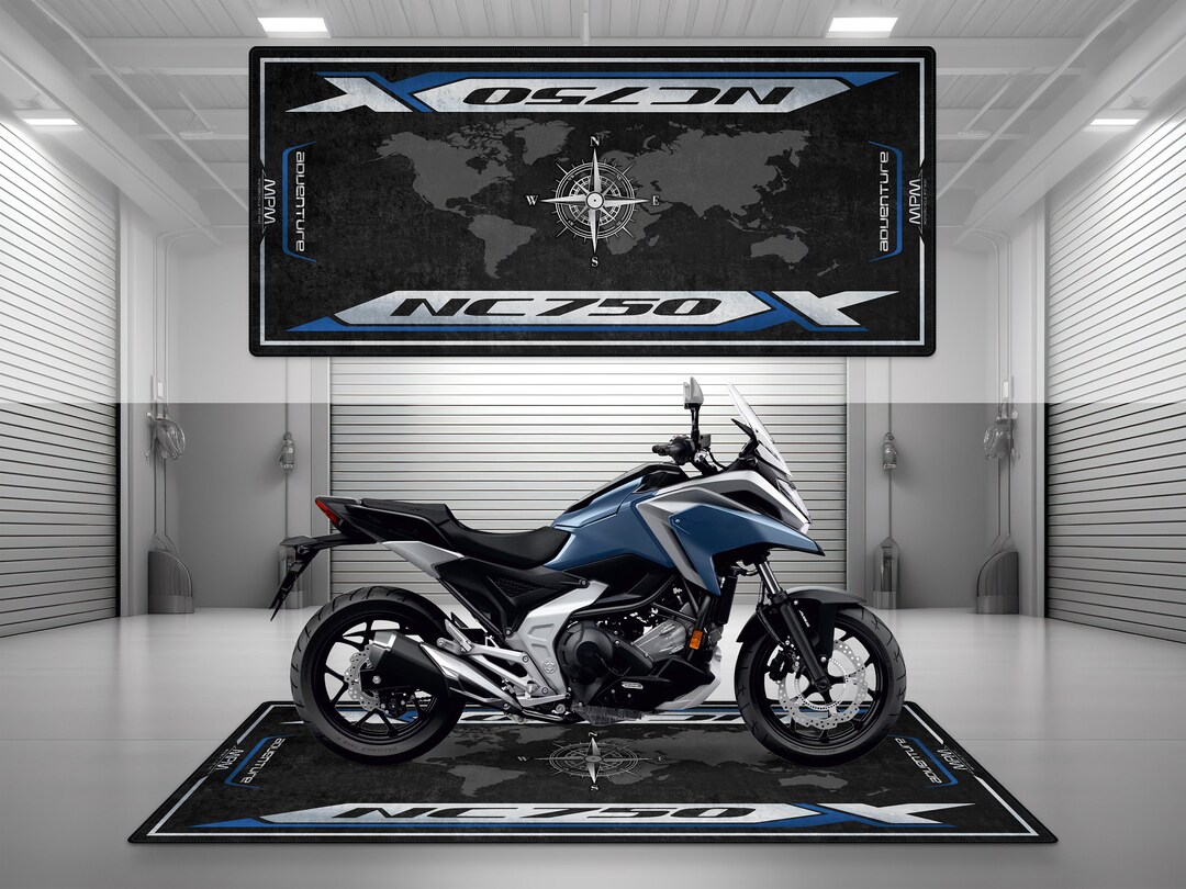 Garage Mat Design for NC750X Motorcycle Mat Personalized Display ...