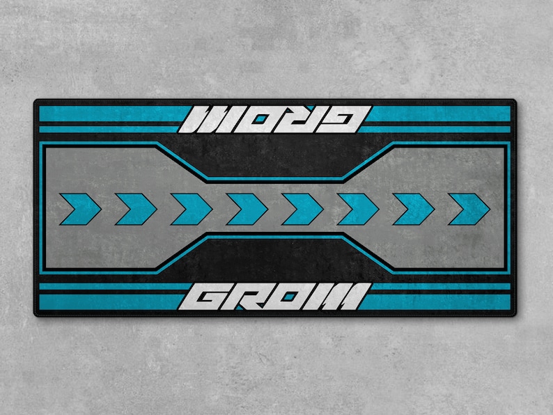 Garage Mat Design for Grom 3 Motocross Motorcycle Mat Personalized ...