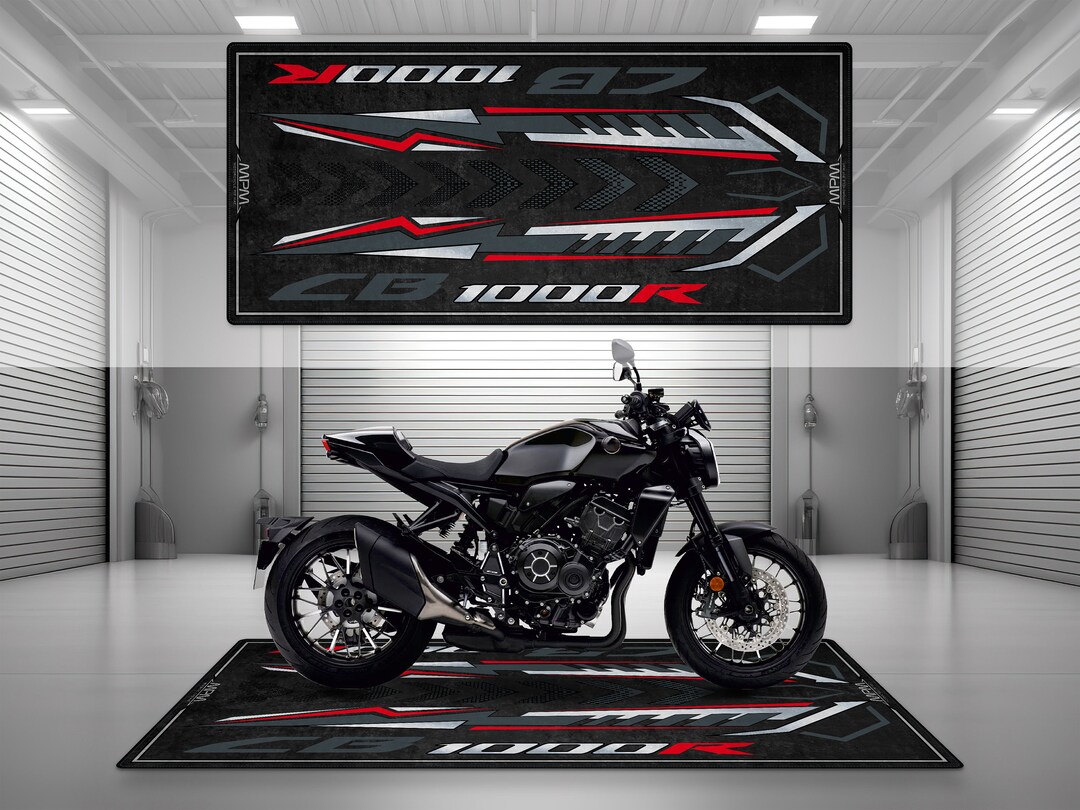 Garage Mat Design for CB 1000R Motorcycle Mat Personalized Display ...
