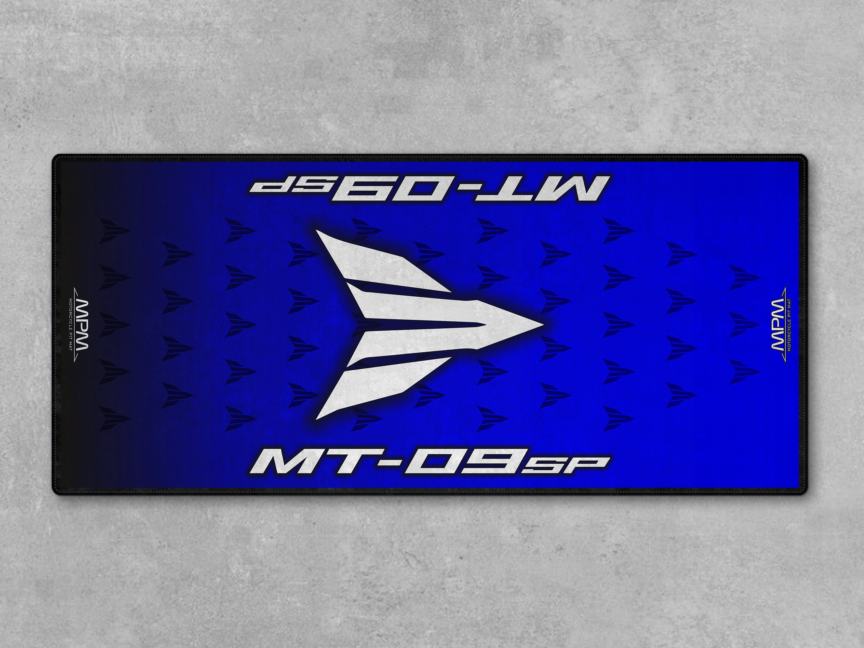 Garage Mat Design for MT-09SP Motorcycle Mat Personalized Display ...