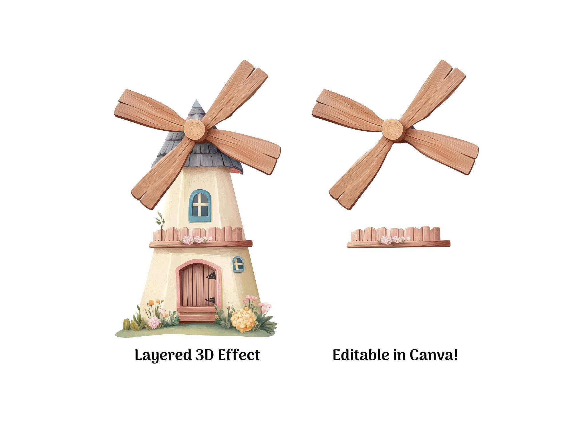 Editable Birthday Farm Animals Cake & Cupcake Toppers | Blue Tractor ...