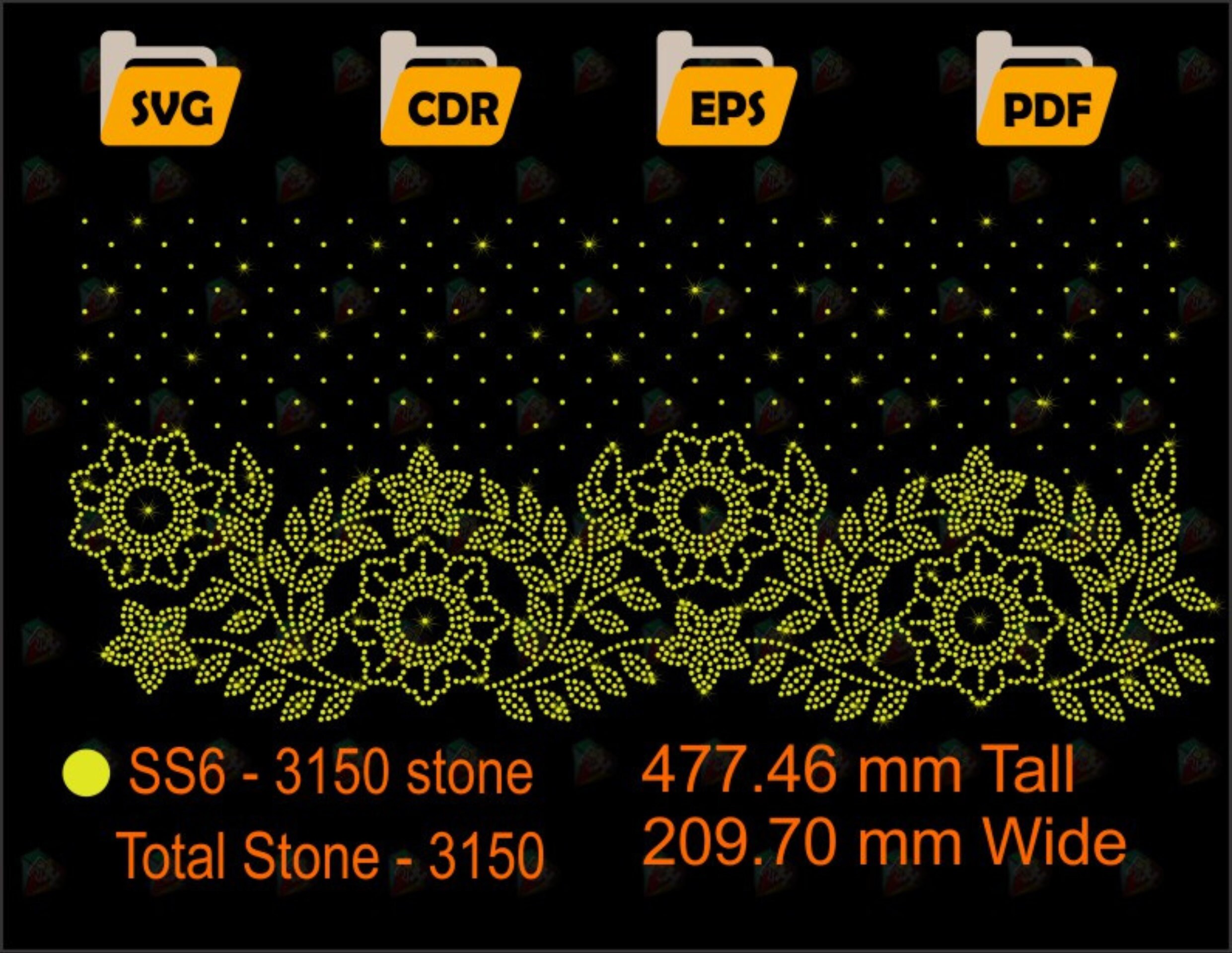 Rhinestone Page Border