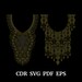 Glamorous Rhinestone Designs: Neckline Templates, AB Rhinestones ...