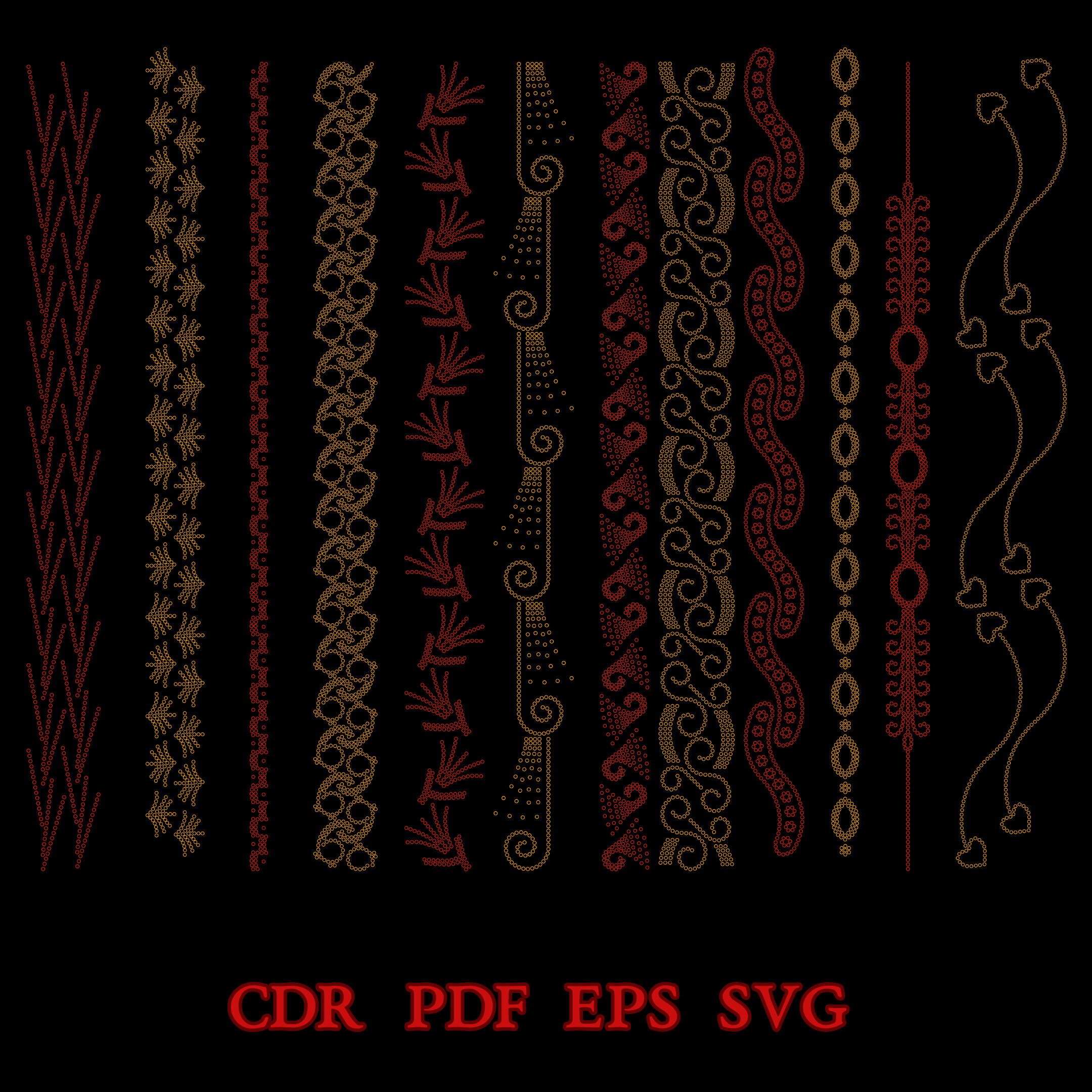 Bling Border Rhinestone Templates Svgs: Create Dazzling Designs With ...