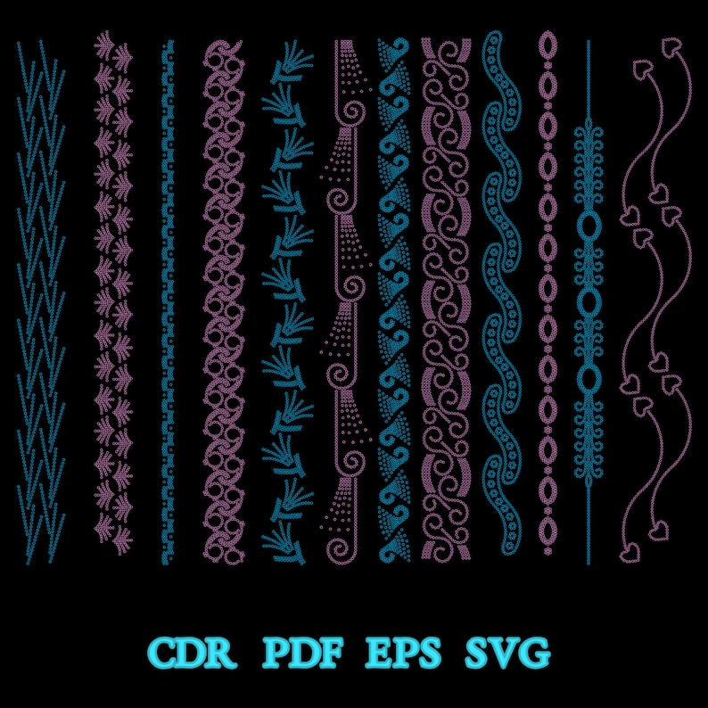 Bling Border Rhinestone Templates Svgs: Create Dazzling Designs With ...