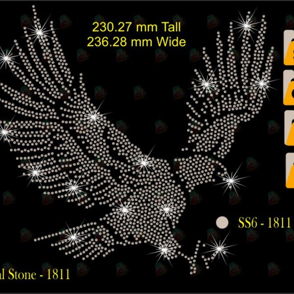 Iron on Rhinestone Transfer - Etsy