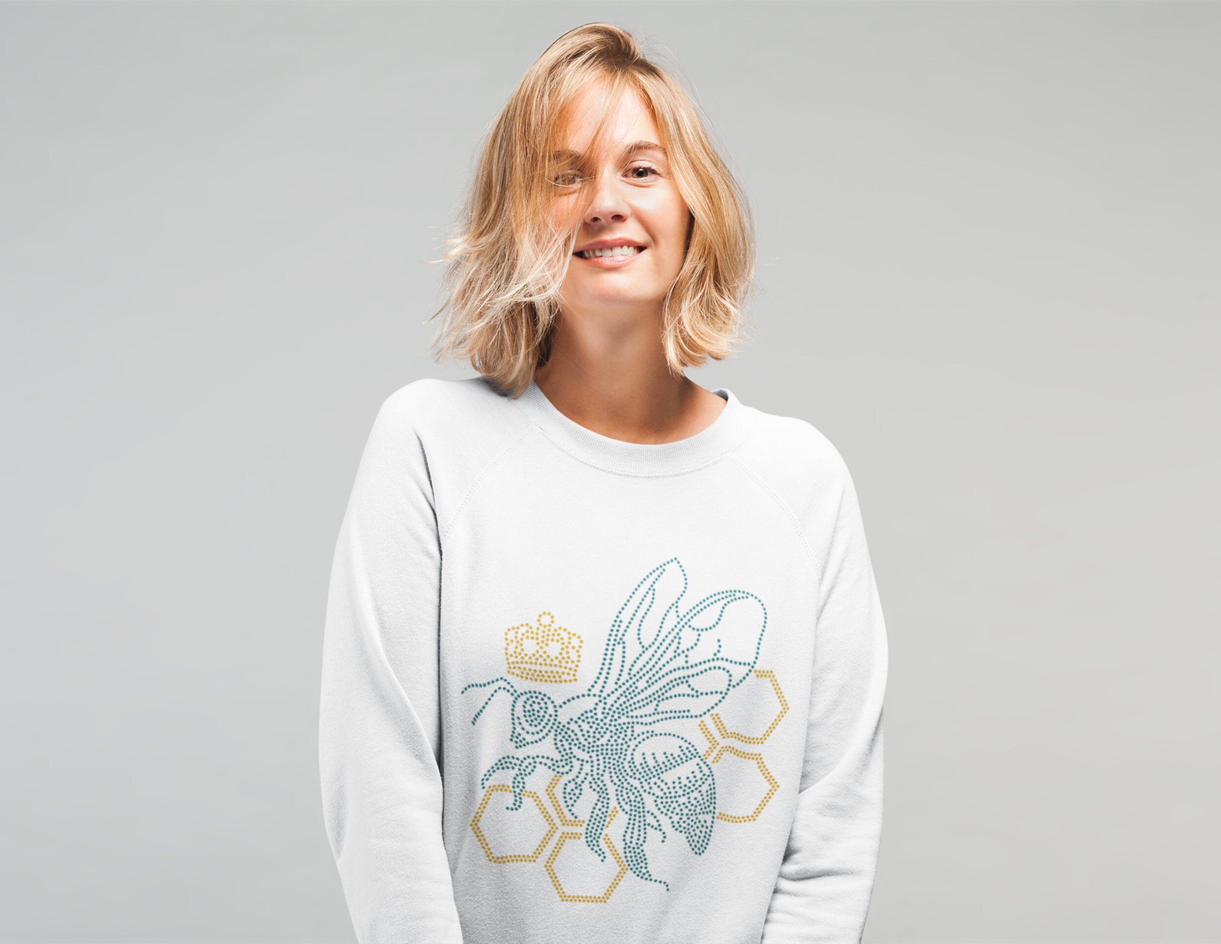 Rhinestone Honey Bee Design Template Iron on Transfer Digital Download ...