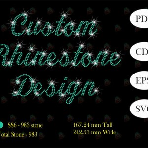 Customize Rhinestone Design Template These Templates Are Available in ...