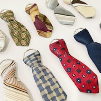 Memory Key Chain Made From Men's Ties - Etsy
