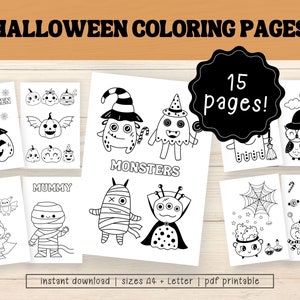 Printable Halloween Coloring Book Pages for Children - Coloring Pages ...