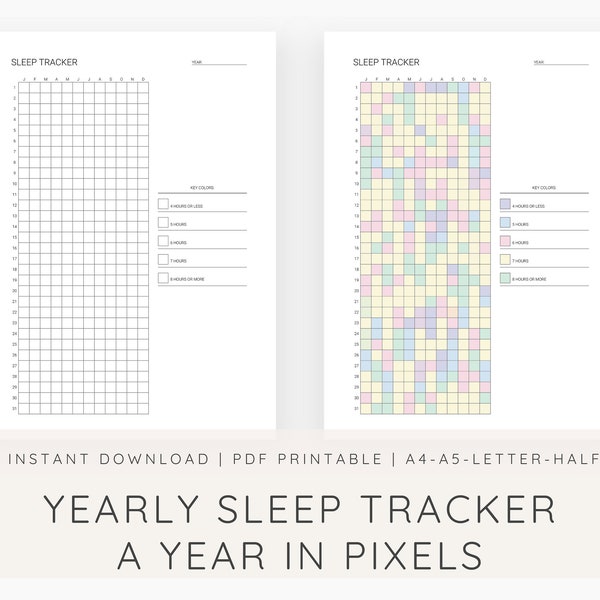 A Year in Pixels - Etsy