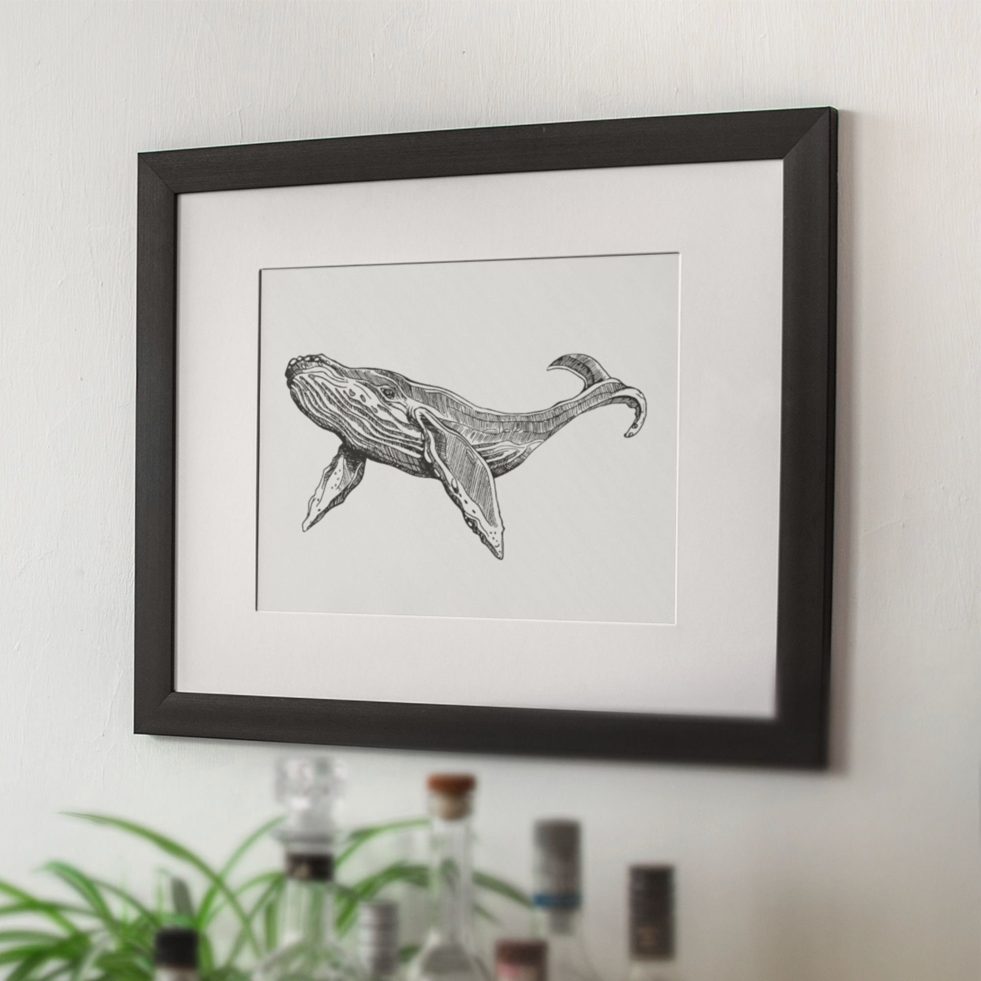 Decorate With This Stunning Whale Poster Instant Download Printable ...