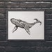 Decorate With This Stunning Whale Poster Instant Download Printable ...