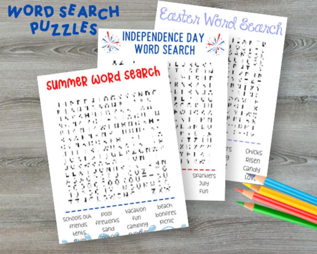 Independence Day Word Search Printable PDF Kids Activities - Etsy Australia