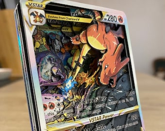 Shadowbox Pokemon Charizard Ex 3D Card Set 151 199 / 165 100% Handmade ...