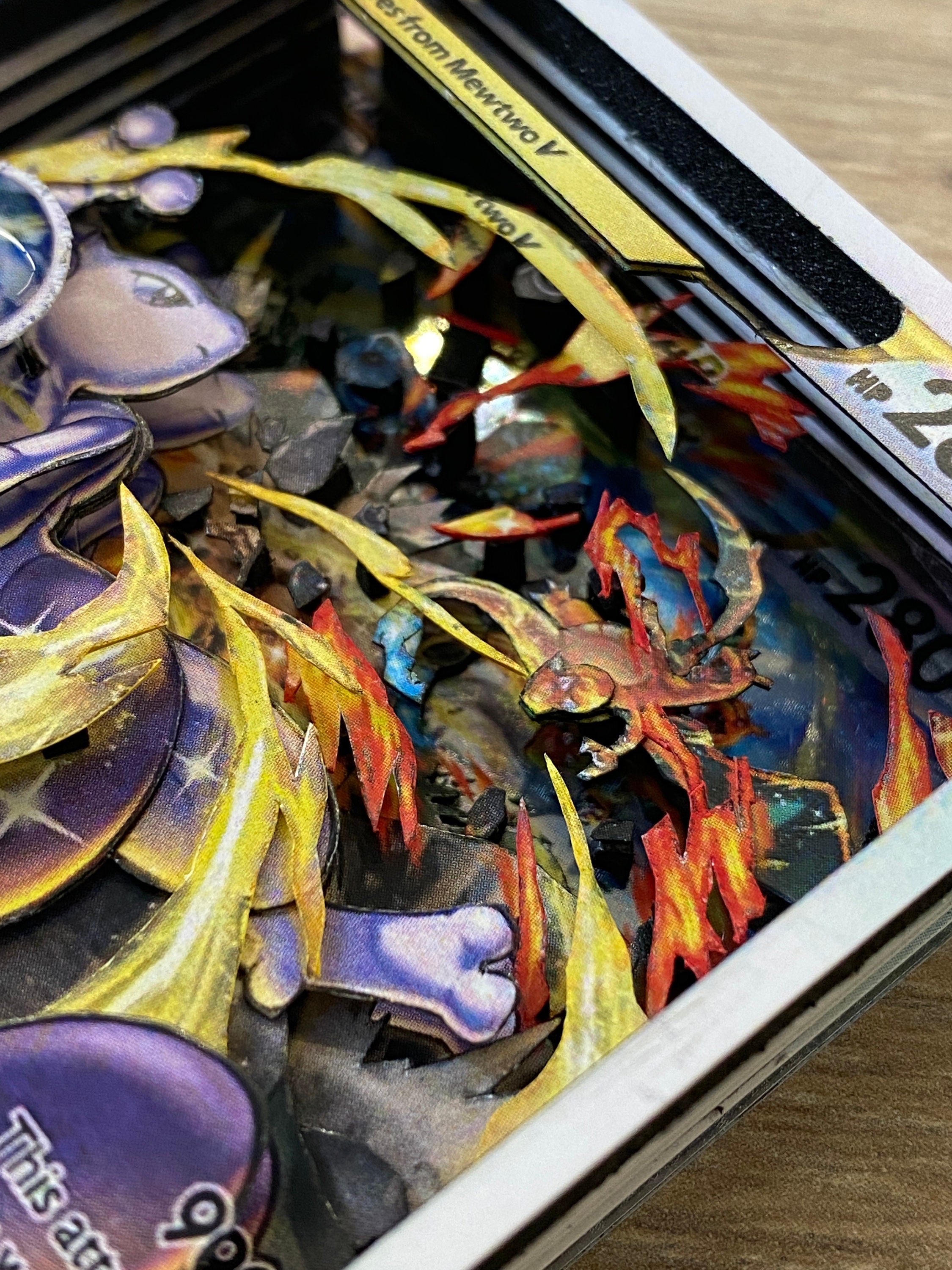 3D Shadowbox Pokemon Card Mewtwo VSTAR Crown Zenith Galarian Gallery ...
