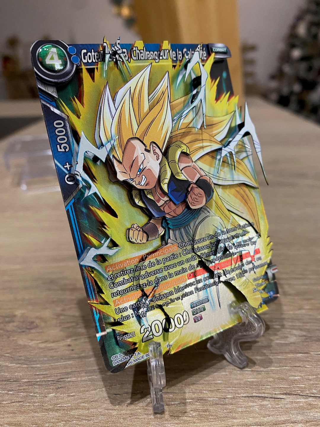 3D Dragon Ball Z Card Game Shadowbox Gotenks Calamity Challenger No ...