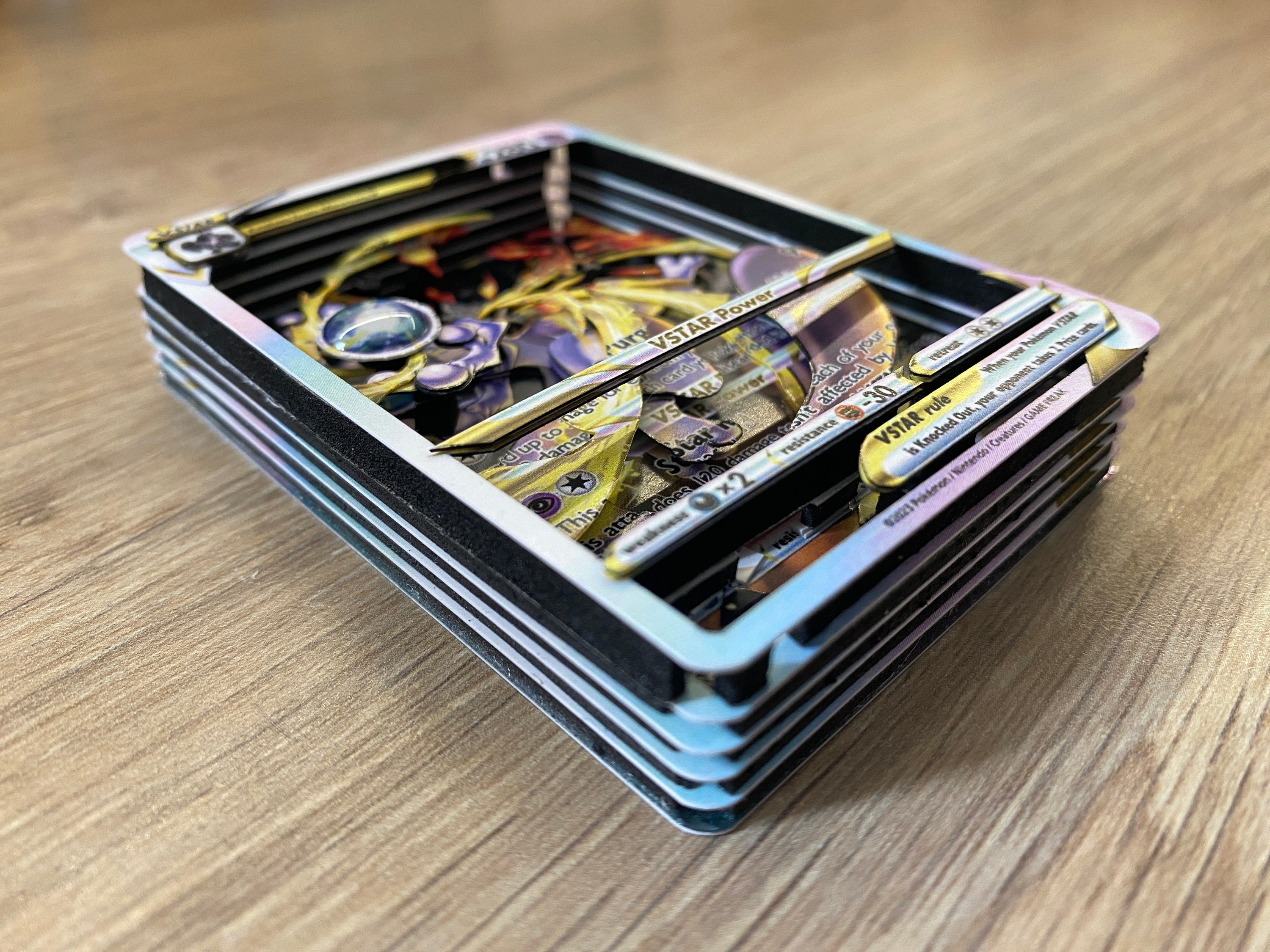 3D Shadowbox Pokemon Card Mewtwo VSTAR Crown Zenith Galarian Gallery ...
