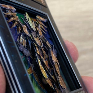 3D Card Yugioh Trishula Hieratic Dragon King of Atum Art 100% Handmade Diorama - Etsy