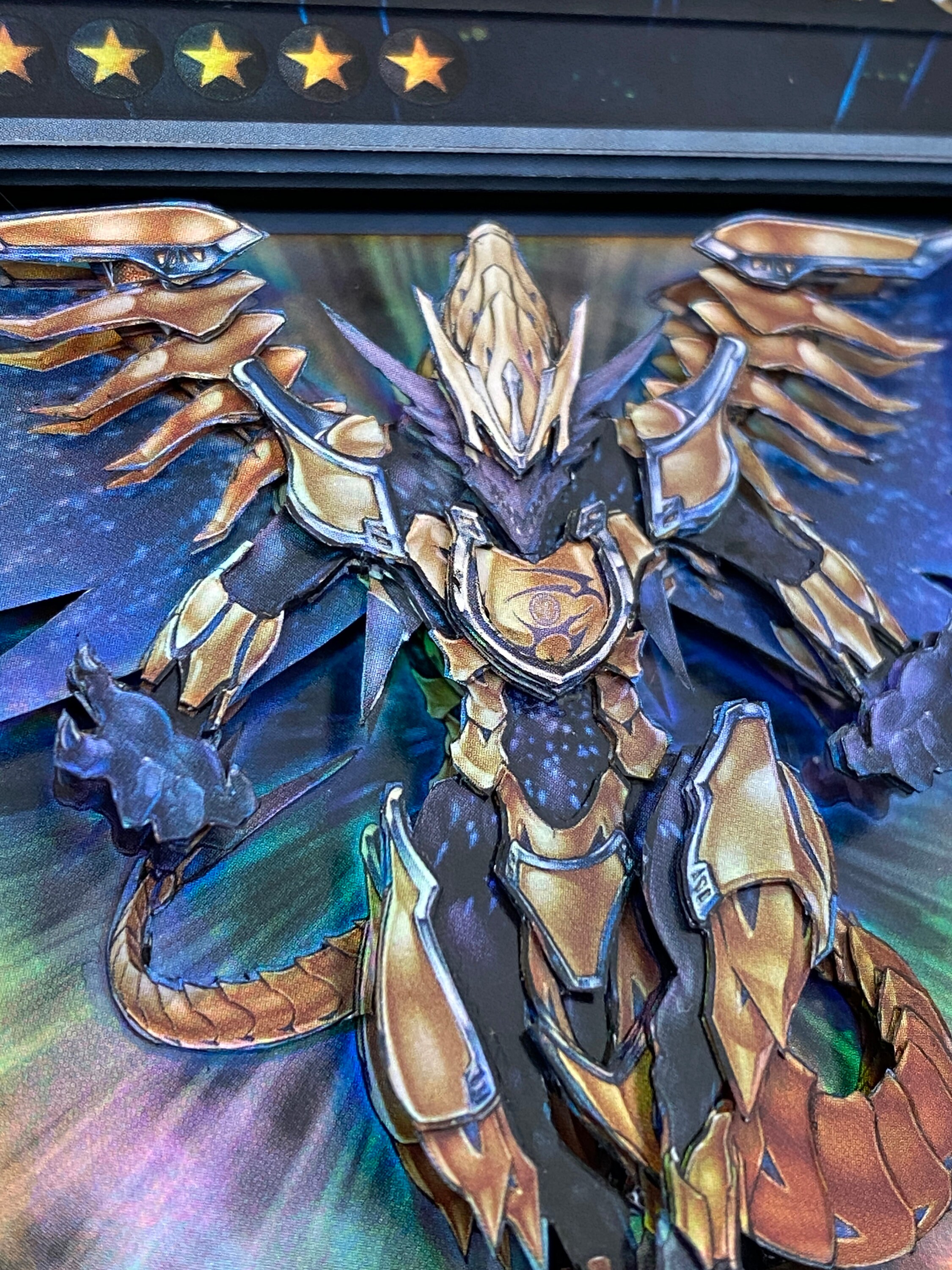 3D Card Yugioh Trishula Hieratic Dragon King of Atum Art 100% Handmade Diorama - Etsy