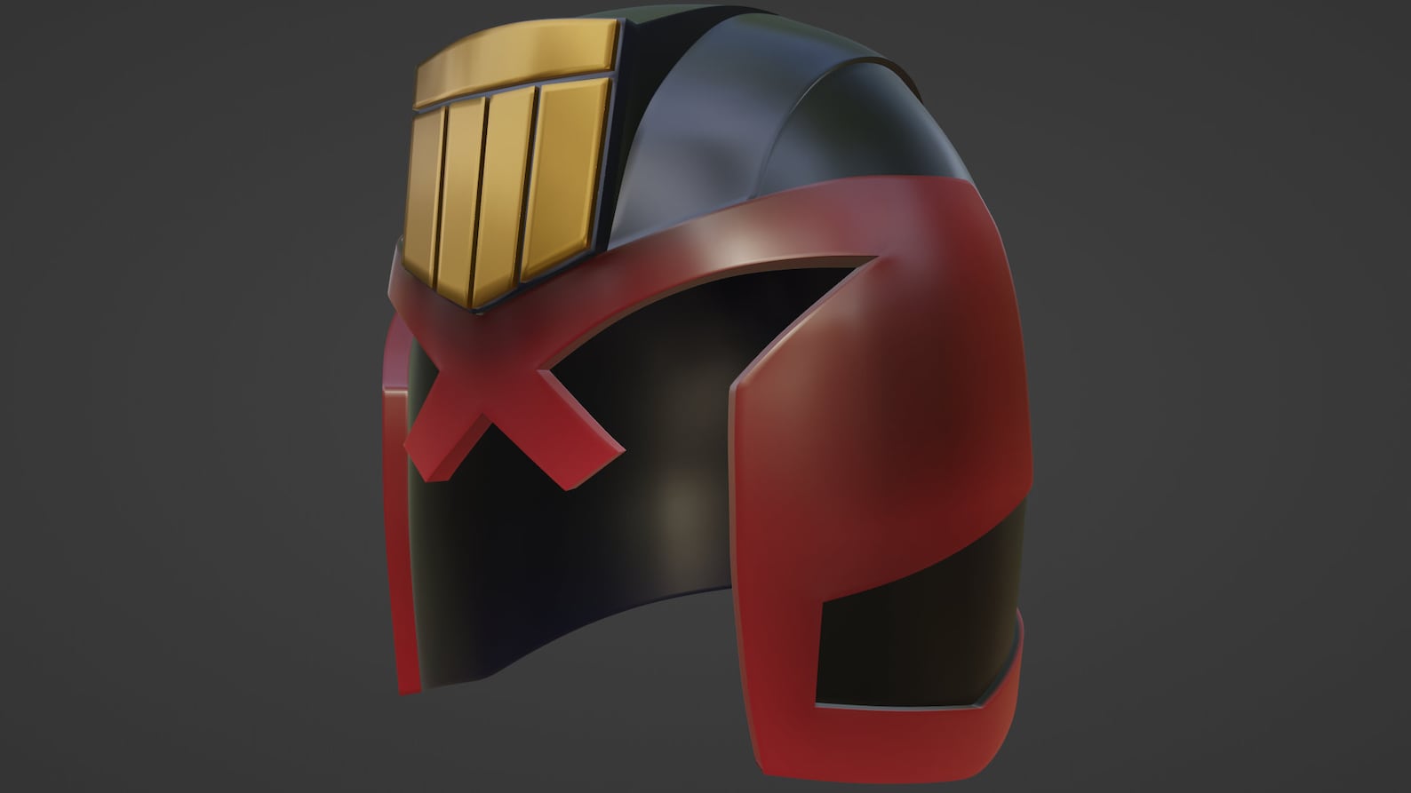 Judge Dredd Helmet STL 3D Printing - Etsy