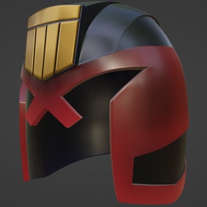 Judge Dredd Helmet STL 3D Printing - Etsy