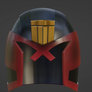 Judge Dredd Helmet STL 3D Printing - Etsy