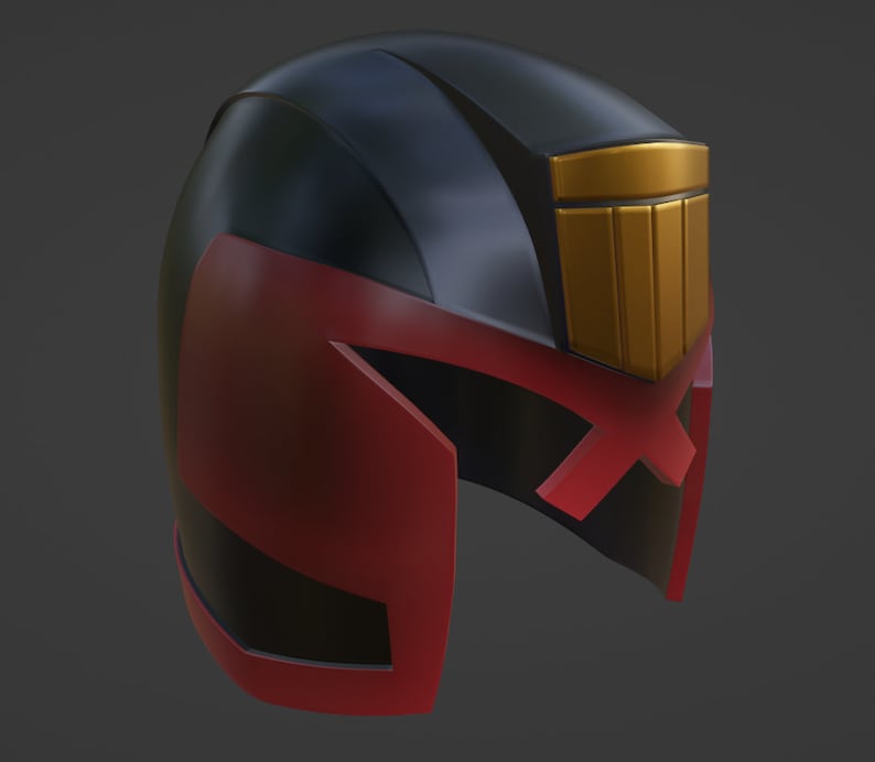 Judge Dredd Helmet STL 3D Printing - Etsy