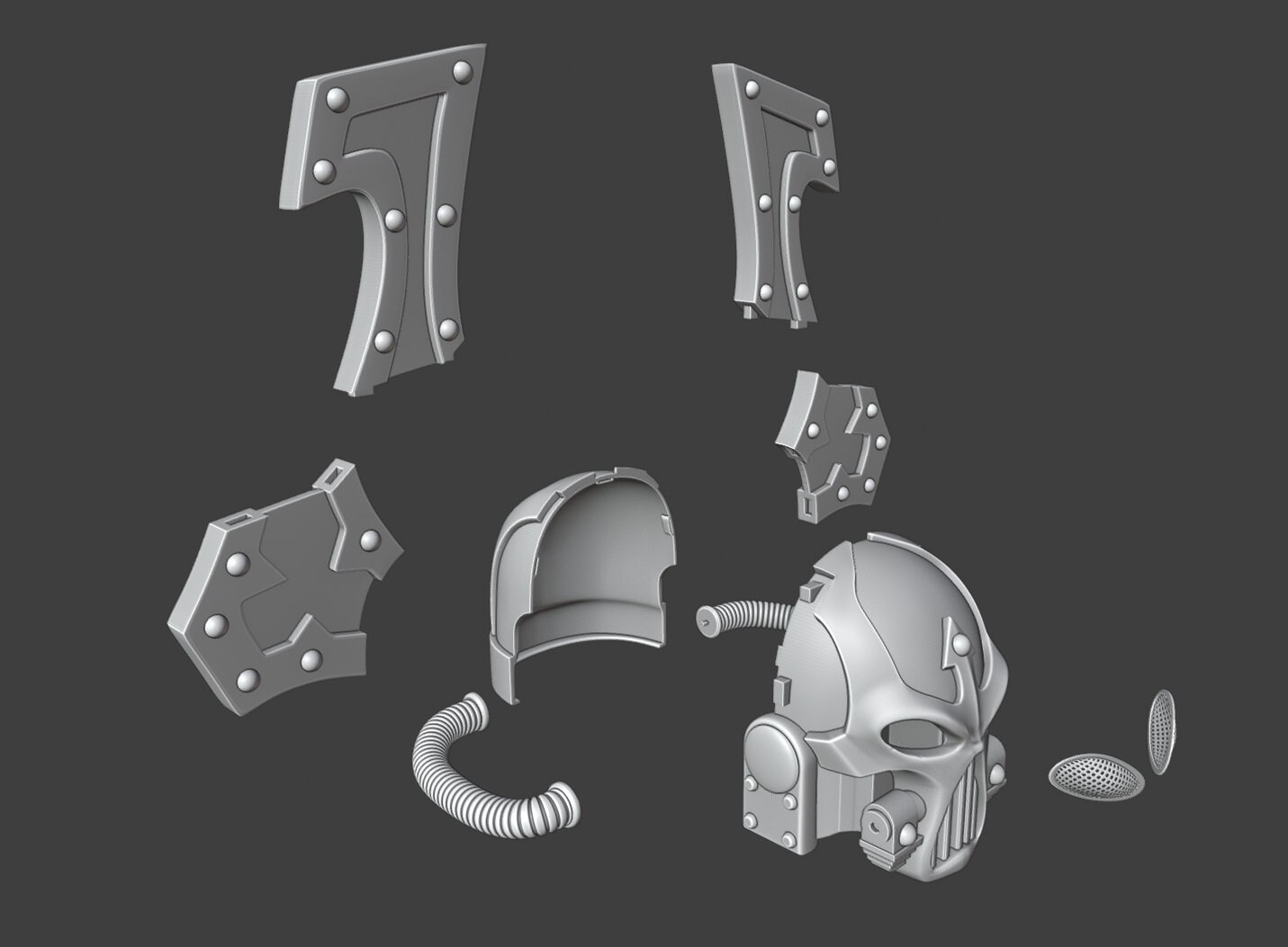 Khorne Berzerker Style Helmet 40K STL 3D Printable - Etsy