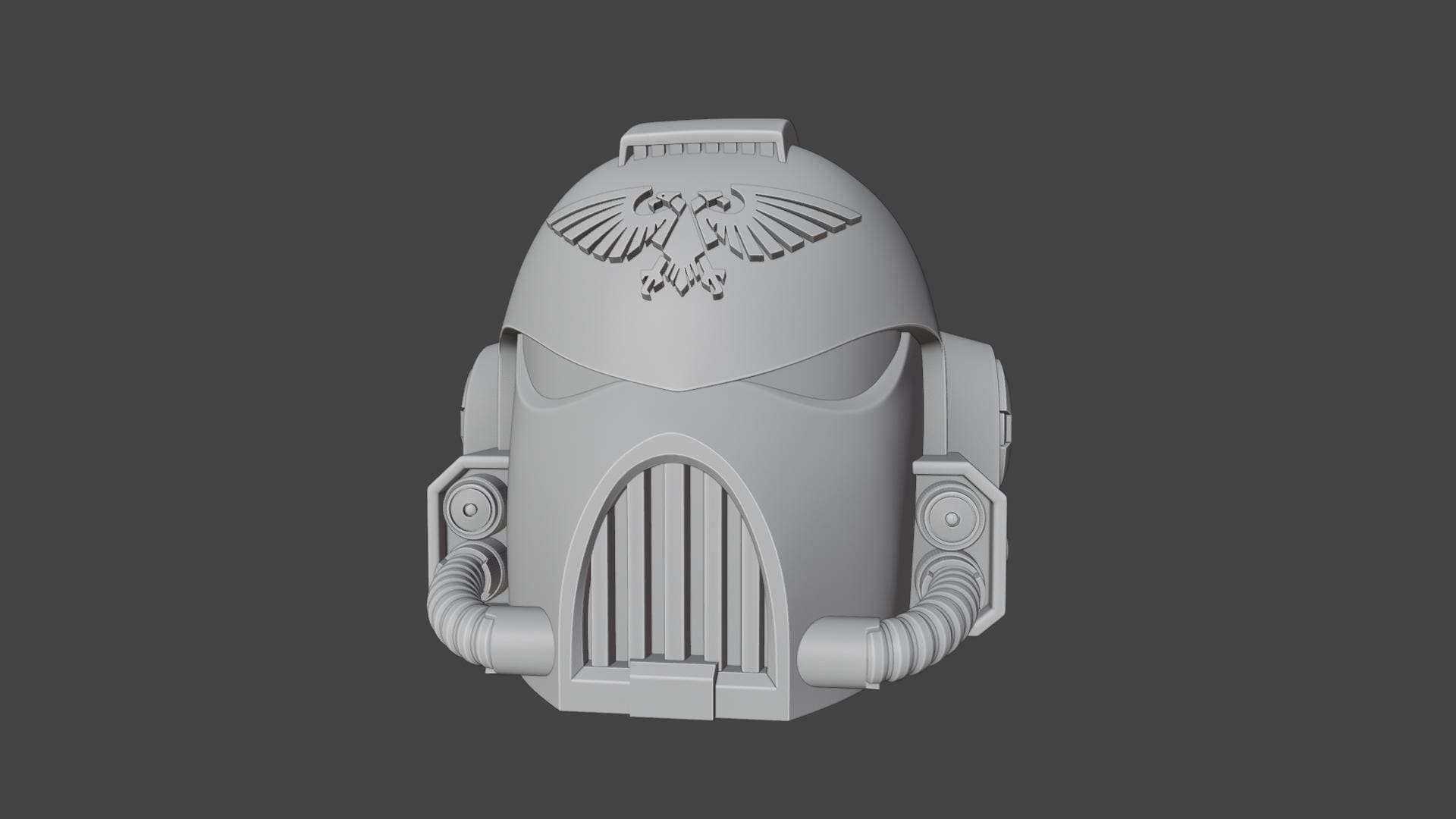 Space Marine Mkvii Aquila Helmet 3D Printable STL File - Etsy