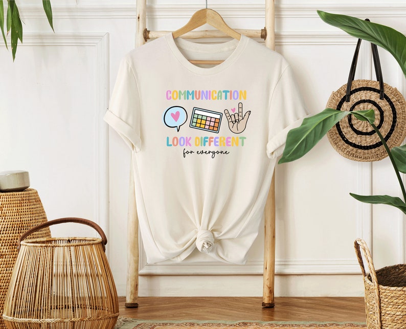 Communication Looks Different Svg, Speech Therapy Shirt Design, SLP ...