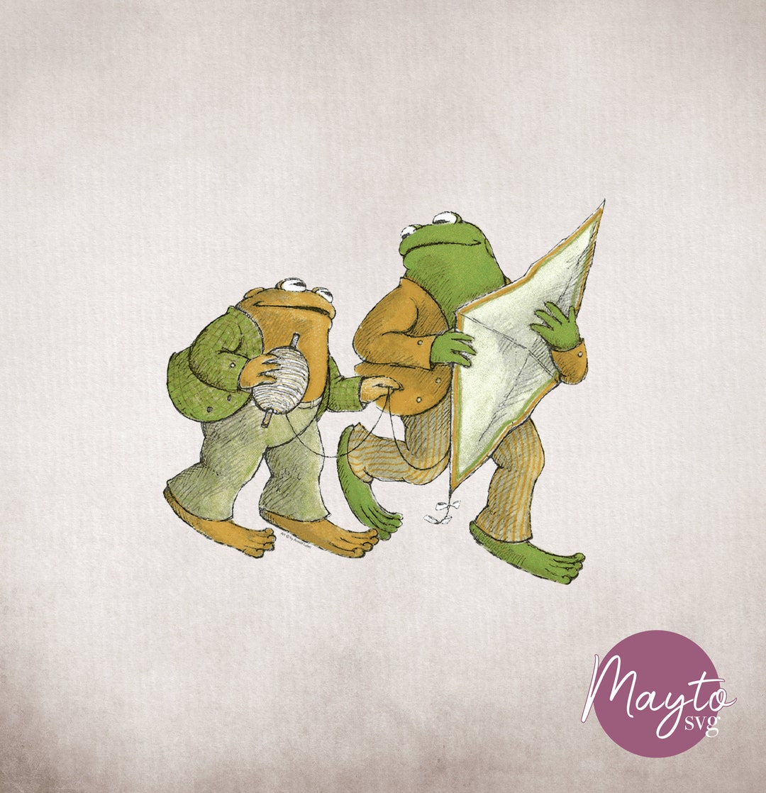 Frog and Toad Fly Kite Png, Retro Froggy Shirt Png, Frog Lovers Shirt ...